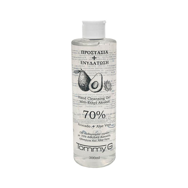 ΑΝΤΙΣΗΠΤΙΚΟ GEL 300ml - TommyG | Your Cosmetics Store